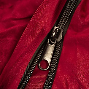 ULTIMATE SACK 3000 (3 Ft.) Bean Bag Chair: Giant Foam-Filled Furniture - Machine Washable Covers, Durable Inner Liner, 100% Virgin Foam. Comfy Bean Bag Chair. (Burgundy, Suede)