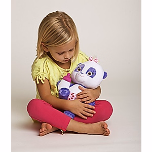 Snap Toys Word Party - Lulu 10" Stuffed Plush Snuggle and Play Baby Panda with Bottle - from The Netflix Original Series - 18+ Months