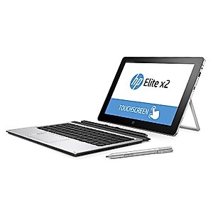 HP Elite X2 1012 G1 Detachable 2-IN-1 Business Tablet Laptop - 12" FHD IPS Touchscreen (1920x1280), Intel Core m5-6Y54, 256GB SSD, 8GB RAM, Keyboard + HP Active Stylus, Windows 10 Professional 64-bit