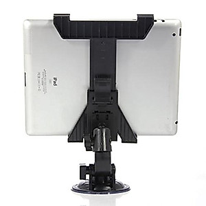 Car Mount Tablet Holder Windshield Swivel Cradle Window Dock Stand Strong Suction Multi-Angle Rotation for Microsoft Surface Go (10") - Microsoft Surface Pro
