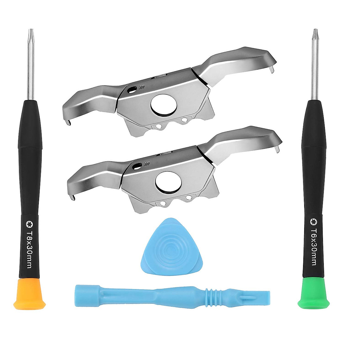 Sthetix 2019 Upgraded LB RB Bumpers Replacement Triggers Button Parts - Revolutionary Multilayer Plating Workmanship + T6 T8 Screwdriver Repair Kit Compatible with Xbox One Elite Controller