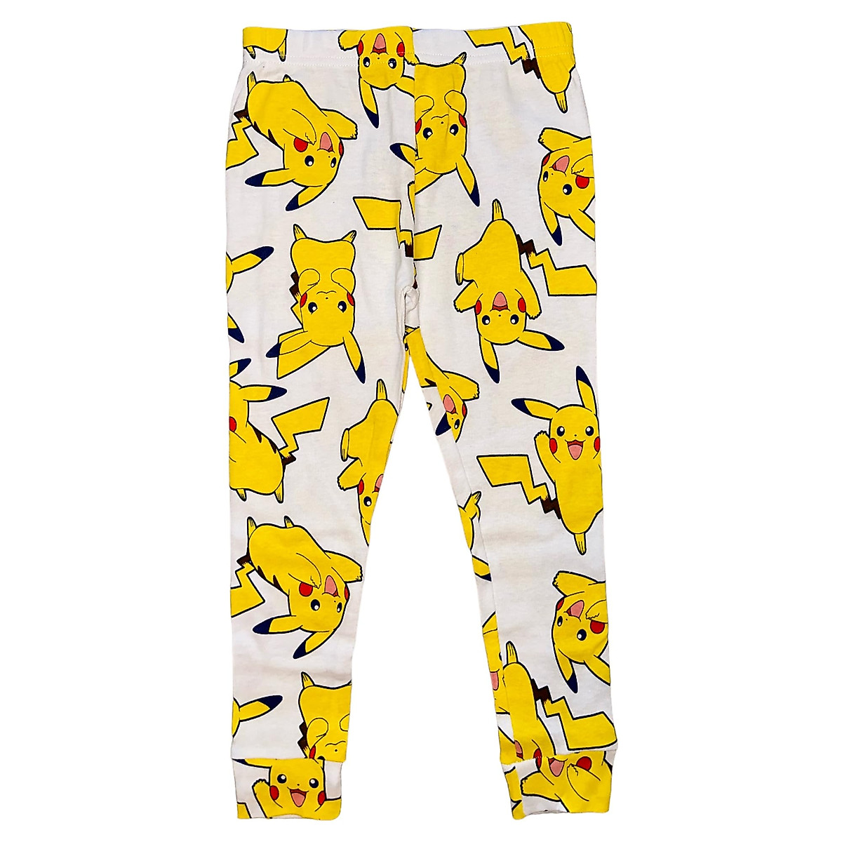Pokemon Little Boys’ Big Boys 4-Piece 100% Cotton Long Sleeve Pajama Sets, 10