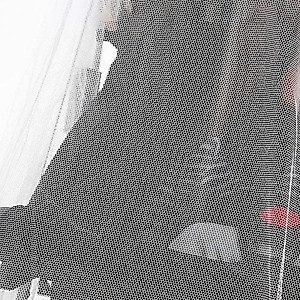 RUIXIA Twin Baby Stroller Full Cover Mosquito Netting Breathable Mesh Drawstring Mosquito Net for Infants Bassinet Cribs White for Twin Baby Stroller BABCOV Baby troller netting