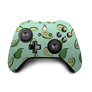 Head Case Designs Officially Licensed Andrea Lauren Design Avocado Art Mix Vinyl Sticker Gaming Skin Decal Cover Compatible With Xbox One S Console and Controller Bundle