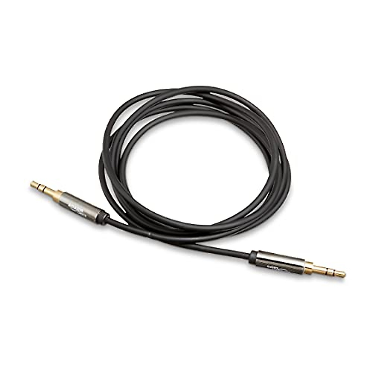 Amazon Basics 3.5mm Aux Audio Cable for Stereo Speaker or Subwoofer with Gold-Plated Plugs, 4 Foot, Black