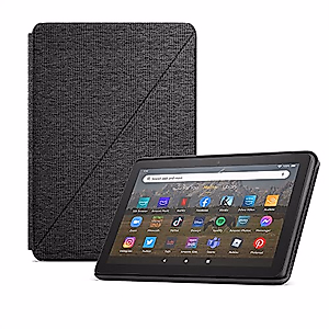 Amazon Fire HD 8 Tablet Cover (Only compatible with 12th generation tablet, 2022 release), Black