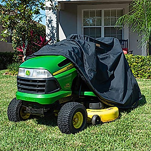 XYZCTEM Riding Lawn Mower Cover,Fits up to 54" Decks, Extreme Waterproof Protection and Reflective Strip