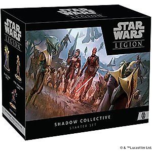 Star Wars: Legion Shadow Collective Mercenary Starter Set - Tabletop Miniatures Game, Strategy Game for Kids and Adults, Ages 14+, 2 Players, 3 Hour Playtime, Made by Atomic Mass Games