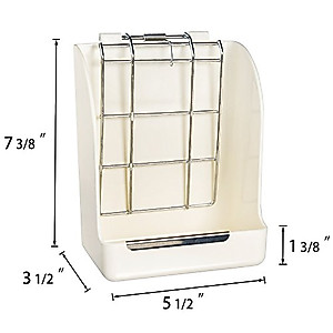 Mkono Hay Feeder Less Wasted Hay Rack Manger for Rabbit Guinea Pig Chinchilla