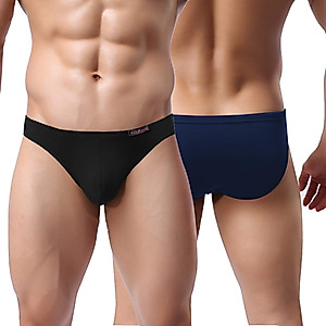 Avidlove Men Underwear Micromodal Bikinis 4 Pack Briefs