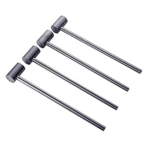 Heated Towel Bar | 4-Bar Electric Towel Warmer Racks Wall Mounted | Stainless Steel Temperature Adjustable Waterproof Drying Rack with Built-in Timer for Kitchen, Bathroom