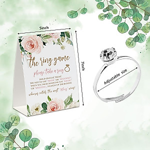 Don't Say Bridal Games, Put A Ring On It Bridal Shower Games,50 Metal rings, Bridal Shower Decorations, Bachelorette Party Games, Wedding Shower Supplies-DSB01