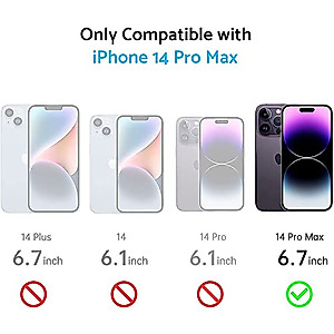 Anqrp Designed for iPhone 14 Pro Max Case, [Support Magsafe] Soft Silicone Slim Anti-Scratch Case for iPhone 14 Pro Max 6.7 inch, Black