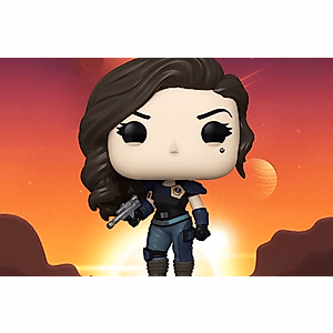 POP Star Wars: The Mandalorian - Cara Dune Funko Pop! Vinyl Figure (Bundled with Compatible Pop Box Protector Case) Multicolor 3.75 inches
