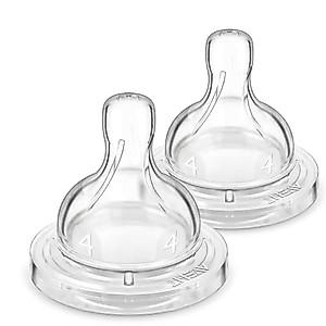 Philips Avent Anti-Colic Baby Bottle Flow 4 Nipple, 2pk, SCY764/02