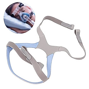 Folanda CPAP Mask Headgear Strap, Universal CPAP Headgear Strap Replacement for Mirage FX/ResMed S9/S10 Nasal Guard, Elastic Breath Machine Head Band, Full Mask Replacement Part, CPAP Supplies