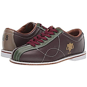 Ladies TCR3L Cobra Rental Bowling Shoes LacesBrown/Green 12