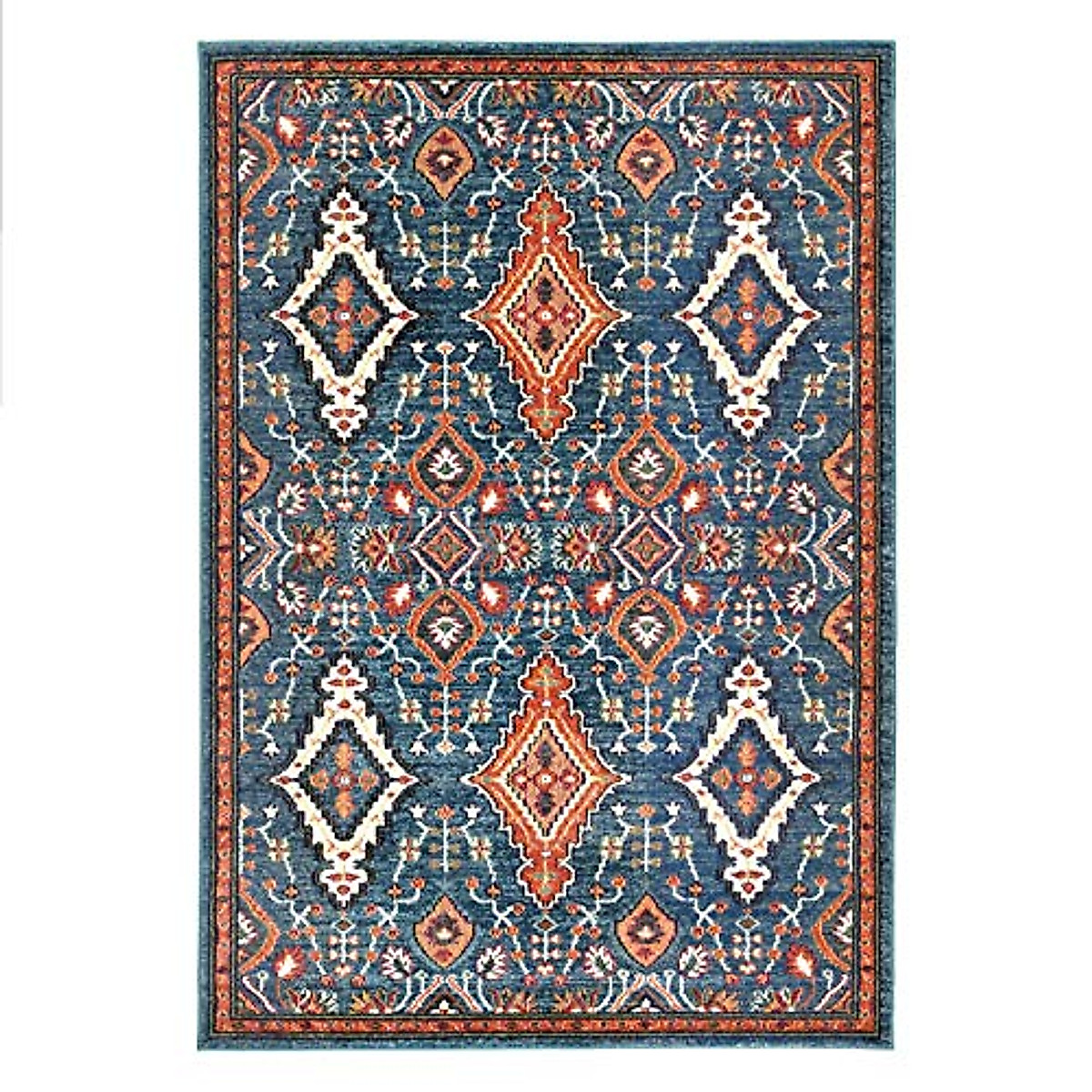 Amazon Brand – Stone & Beam Southwestern Vintage Area Rug, 7' 10" x 11', Multi