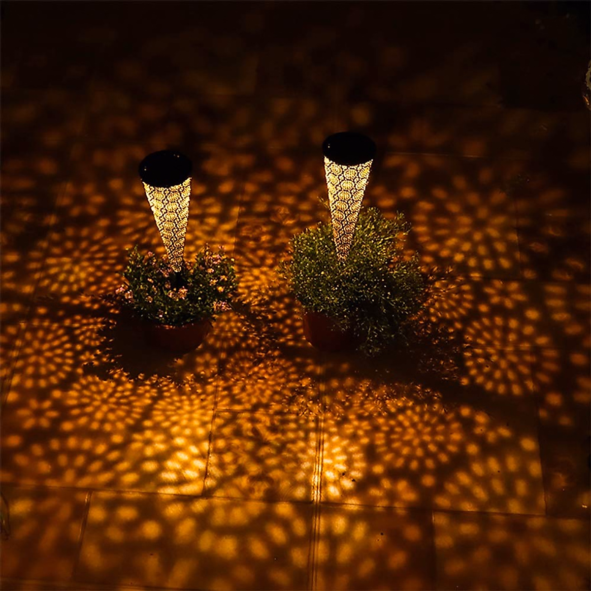 Garden Lights Solar Powered Solar Garden Lamp Ground Plug Lamp Home Garden Courtyard Landscape Lawn Outdoor Waterproof Led Photosensitive Grass Plug Atmosphere Lamp Outdoor-Post-Lights