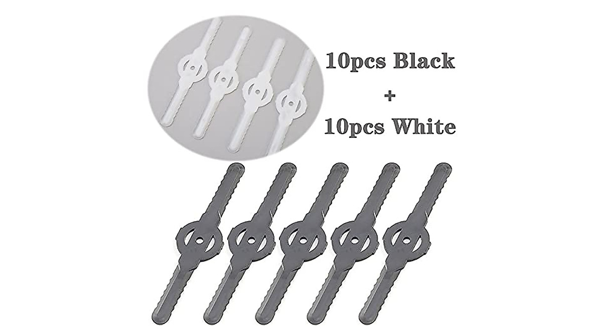 String Trimmer Blades Set - 20 Durable Replacements for Lawn Care
