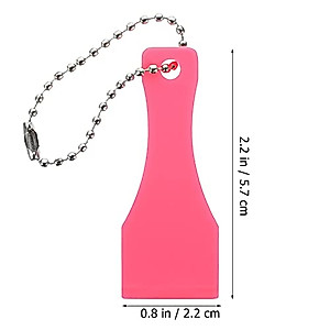 DECHOUS 12pcs Lottery Scratcher Tool Plastic Scraper Tool Scratch Free Plastic Scraper Cleaning Pen-Shaped Scraper Tool for Stickers Labels