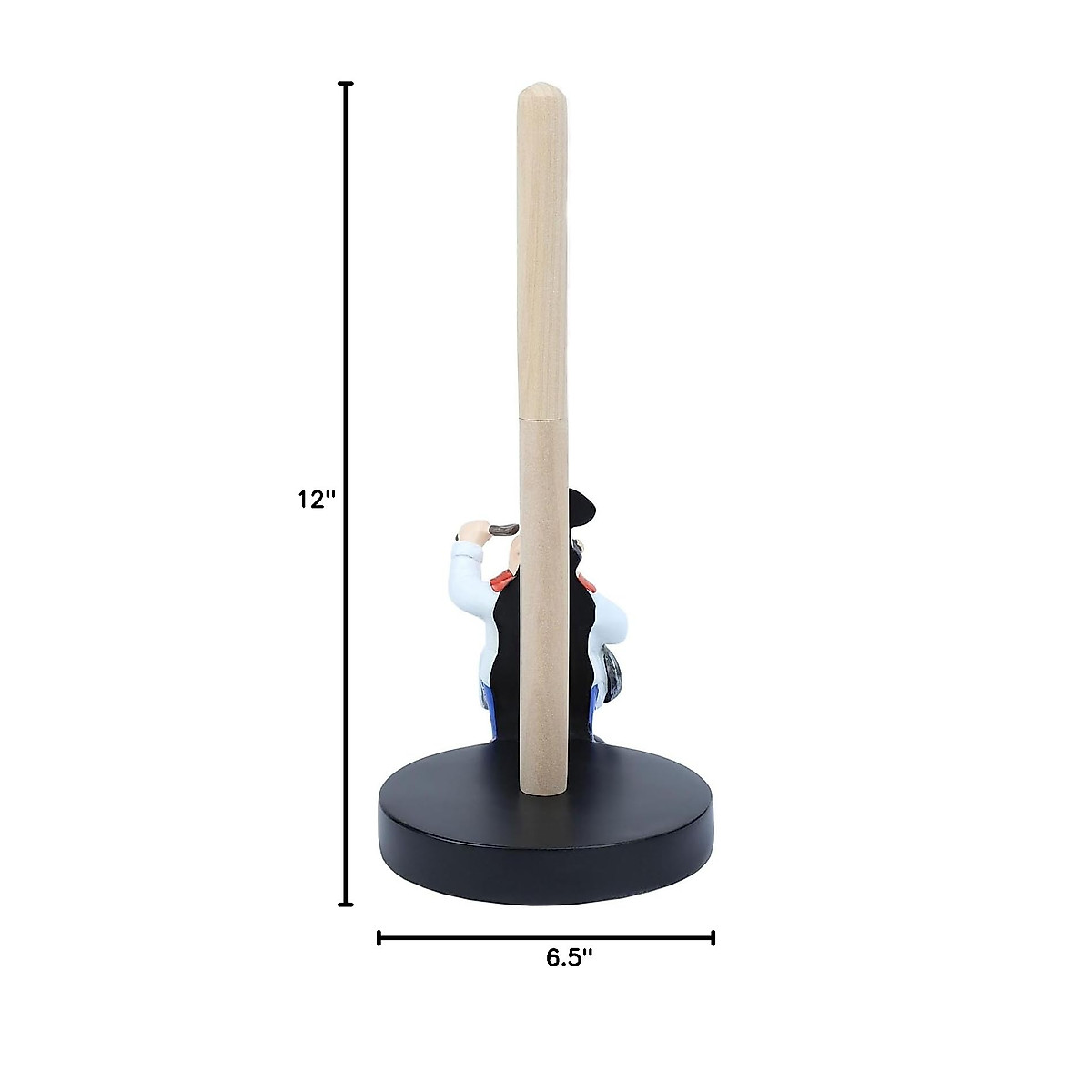 MASSJOY Chef Style Paper Towel Holder, Resin Crafts Display for Kitchen Cafe Western Restaurant Cake Shop Dessert Shop.