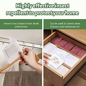 Generic Moth Bar for Closets, Moth Bars Hanging for Closet with Hooks (6 Count), Moth Closet Hanger for Drawers, Suitable for Closets and Drawers, White