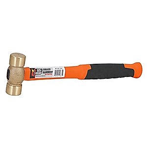 Performance Tool W1137 Solid Brass Hammer, 16 oz