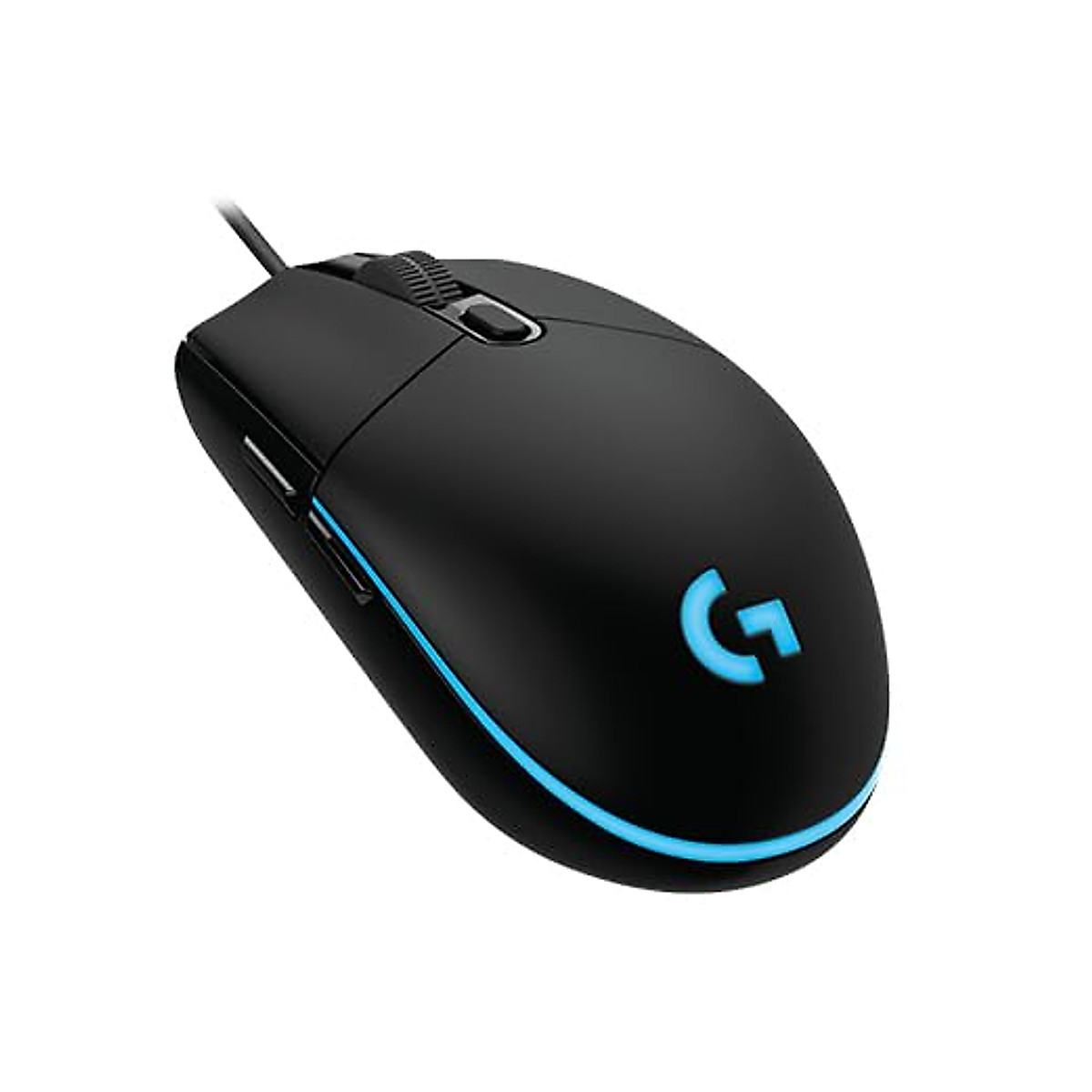 Logitech G203 Prodigy Wired Gaming Mouse, 8,000 DPI, RGB, Lightweight, 6 Programmable Buttons, On-Board Memory, Compatible with PC/Mac - Black