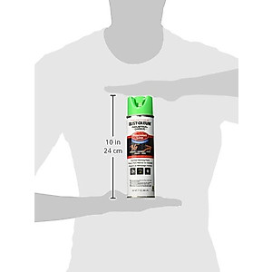 Rust-Oleum Corporation 203032 M1800 Fluorescent Green Gloss 17 OZ. Spray, 17 Ounce (Pack of 1)