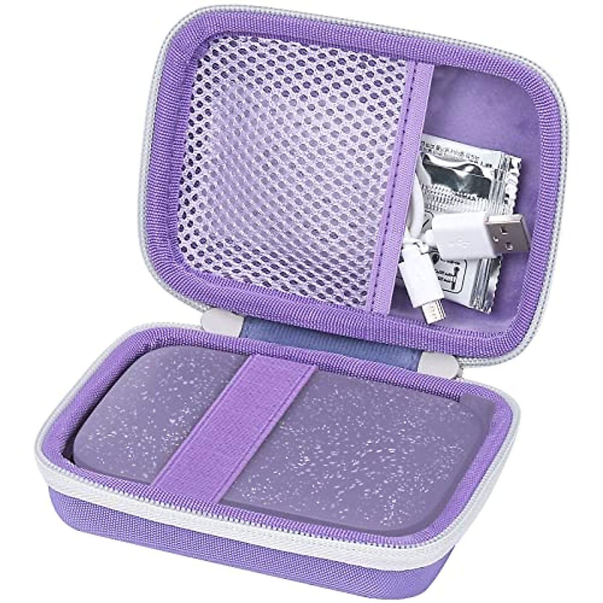 co2CREA Hard Case Replacement for HP Sprocket Portable 2x3 Instant Photo Printer (Lilac Case)