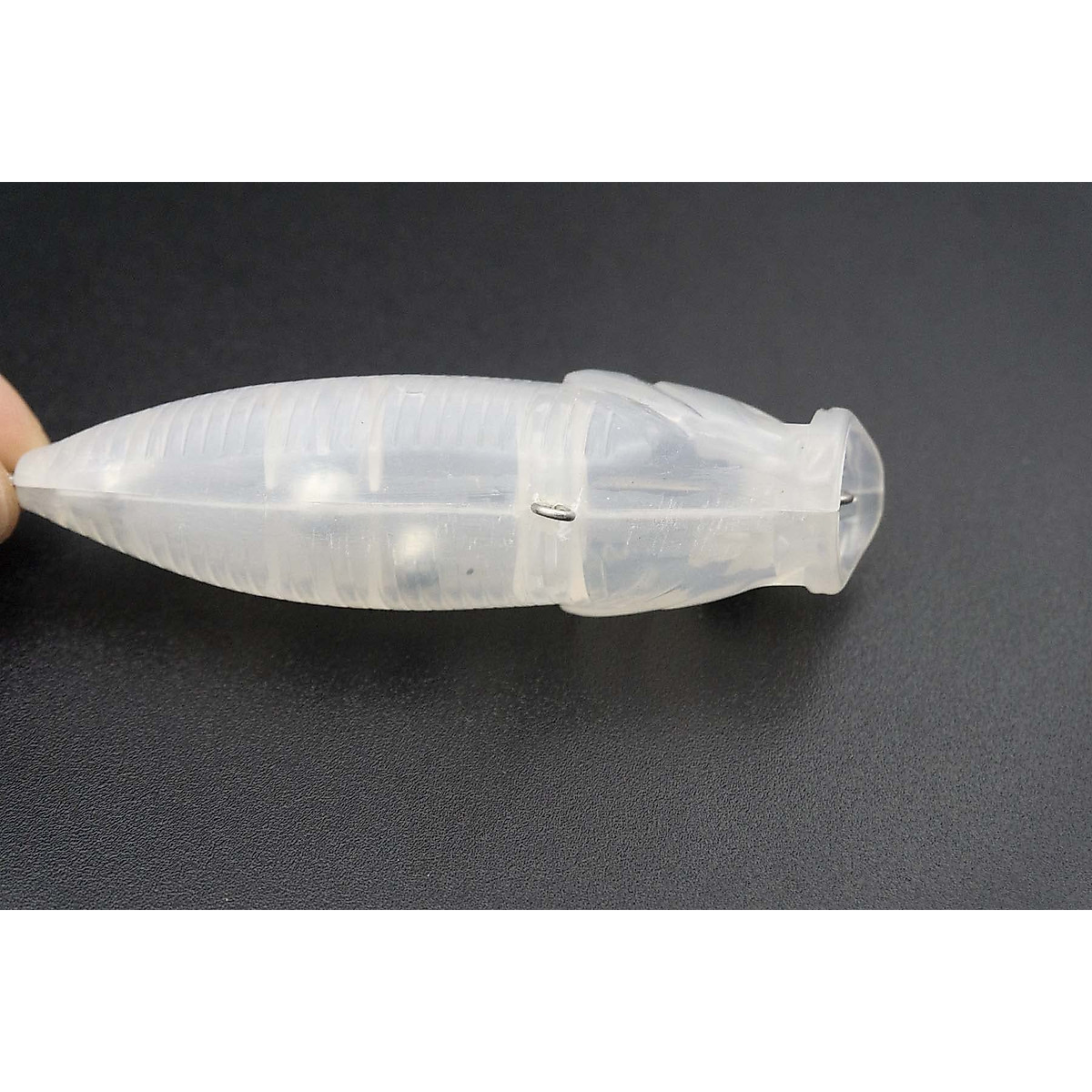 10PCS Unpainted Fishing Popperbait Blanks 8.3cm 11.6g with 6mm Free 3D Simulation Fishing Eye Popper Baits Artificial Blank Clear Hard Baits Trout Salmon Minnow Lure Crankbait Topwater Freshwater