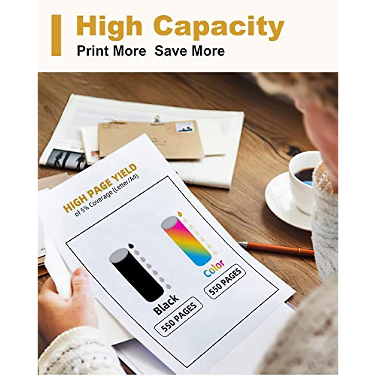 Intactech LC3017XL Compatible Ink Cartridges Replacement for Brother 3017XL LC3017 High Yield for MFC-J6930dw MFC-J5330dw MFC-J6530dw MFC-J6730dw (8-Pack, 2 Black,2 Cyan,2 Magenta,2 Yellow)