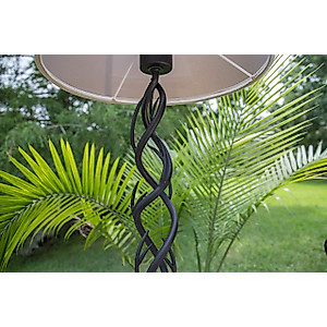 Kenroy Home Rustic 6 Light Chandelier ,26 Inch Height, 28 Inch Diameter with Blackened Bronze Finish, Large