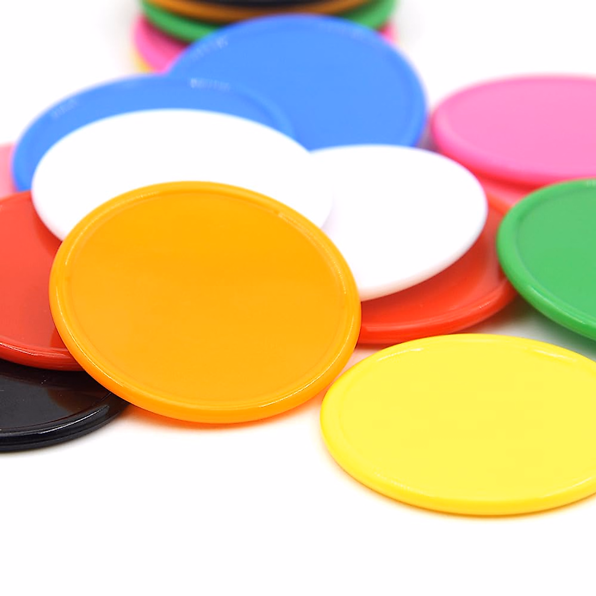 Nurlean 200-1000 Pieces Custom Plastic Chips Drink Tokens for bar, 37mm 1.45in,Imprinted with Your Personalized Logo and Text