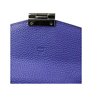 MCM Women's Spectrum Blue Leather Patricia Studded Large Chain Wallet MYL9SPA40HG001