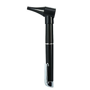 Portable Battery Power Black LED Light Pen, Ear Penlight, Clinical Penlight, for Nurses Doctor