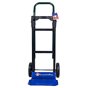 American Lifting 400 lb Capacity Ultra Lightweight Super Strong Nylon Convertible Hand Truck & Dolly
