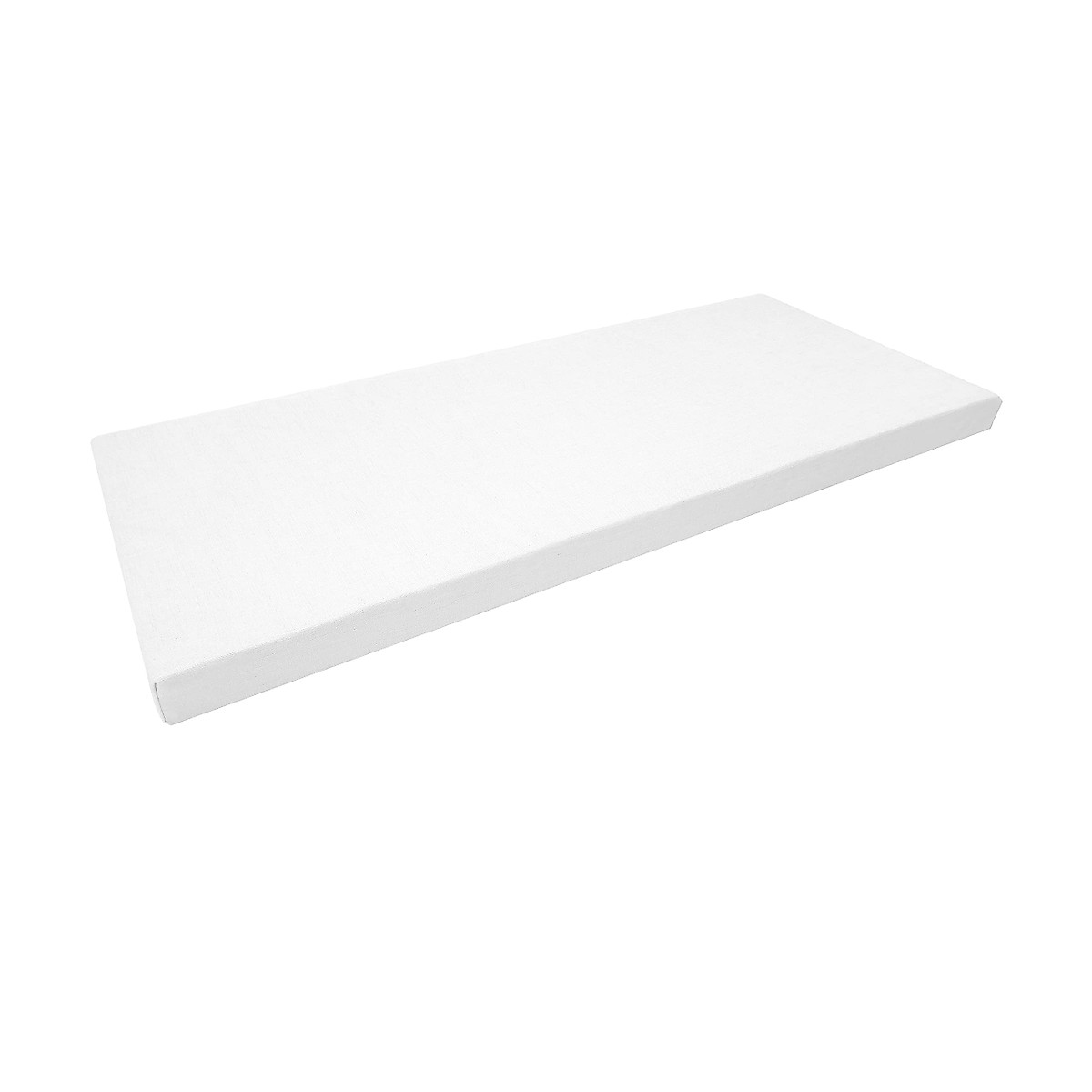 Kiyeocca Custom Bench Cushion Cover, Window Seat Cushion Cover Indoor, Custom Size Bench Seat Cushion Cover, Storage Bench Padding Cover, White Cover for Bench Cushion