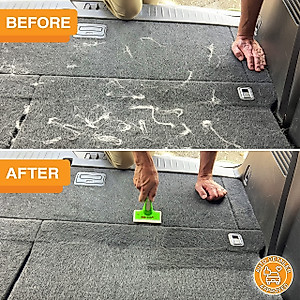 FurDozer X6 Pet Hair Remover & Auto Detailing Tool - Cat & Dog Hair Remover for Carpets, Car Interiors, Couches, Bedding, & Pet Furniture - Reusable Pet Hair Removal Tool for Cat and Dog Fur & Lint