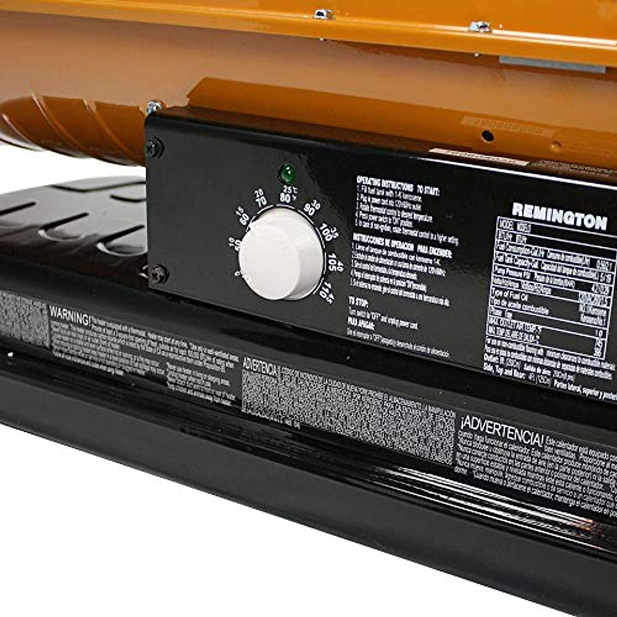 Remington 80,000 BTU Diesel Heater/Kerosene Heater | Makes Great Garage Heater