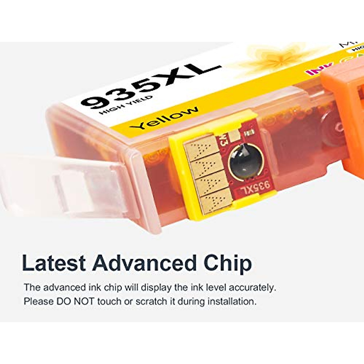 Miss Deer Compatible 934 935 Ink Cartridge Replacement for HP 934XL 935XL Work with Officejet 6812 6815 6820 6825 Officejet Pro 6230 6830 6835 Printer (1 Black, 1 Cyan, 1 Magenta, 1 Yellow) 4 Pack