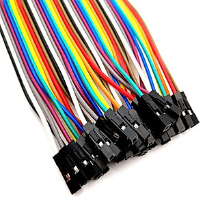 AIMPGSTL 40Pcs Dupont Cable Jumper Dupont line Male to Female Dupont line 40cm