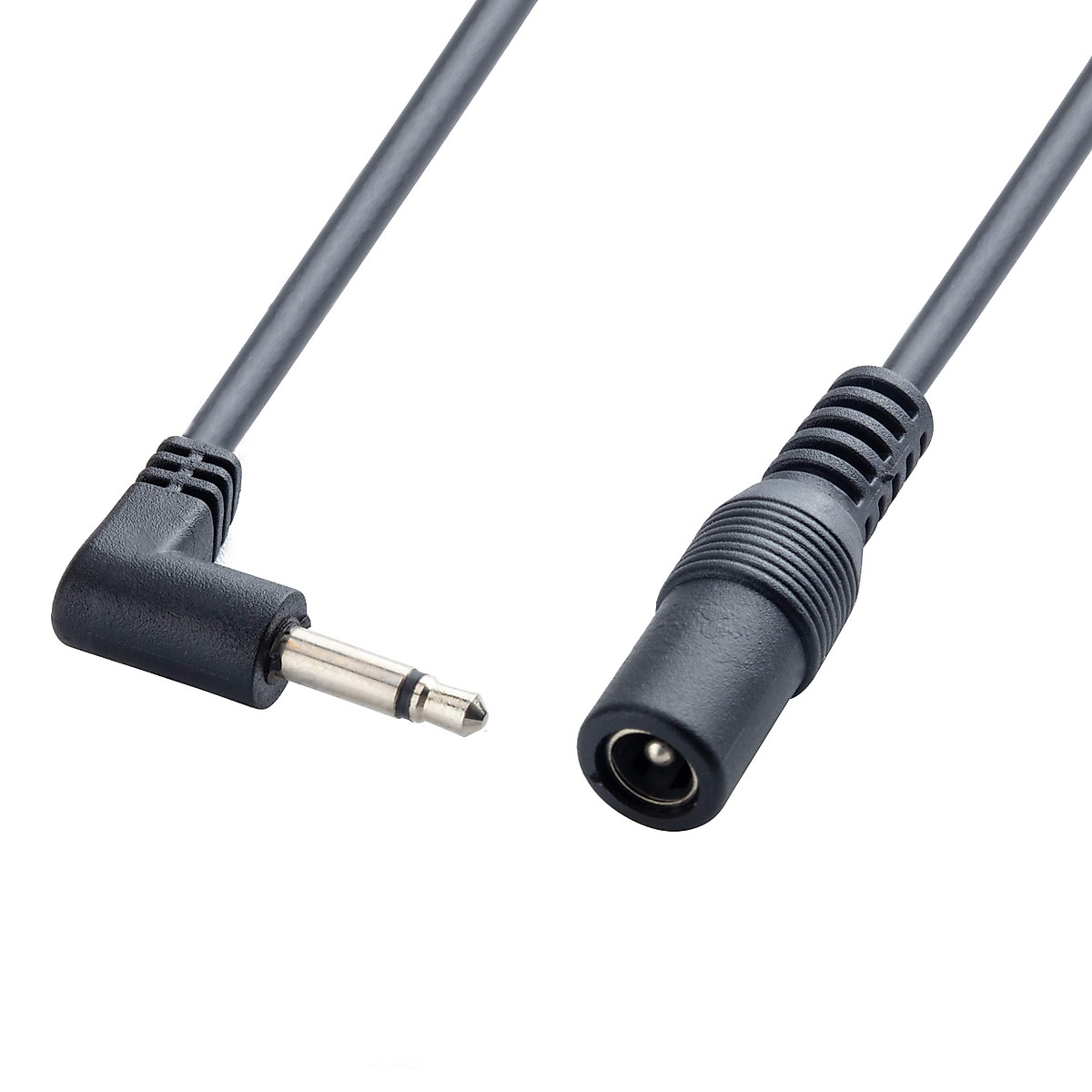 myfole 5.5mm (2.1mm) to 3.5mm (1/8") Power Supply Converter Cable DC Line Positive Tip Compatible with Electro Harmonix EH DOD Guitar Pedals