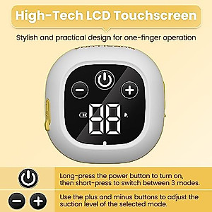 Breast Pump Hands Free, Double Wearable Breast Pump with Smart Touchscreen, 3 Modes & 12 Levels, Portable Wireless Electric Breast Pump, Low Noise and No Leakage with 21mm/24mm Flanges (Pack of 2)