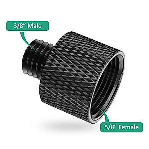 Rigych 5/8 to 1/4 Adapter 8 Pcs Mic Stand Thread Screw Adapter 5/8 Female to 1/4 Male and 5/8 Female to 3/8 Male for Microphone Stand Mic Mount