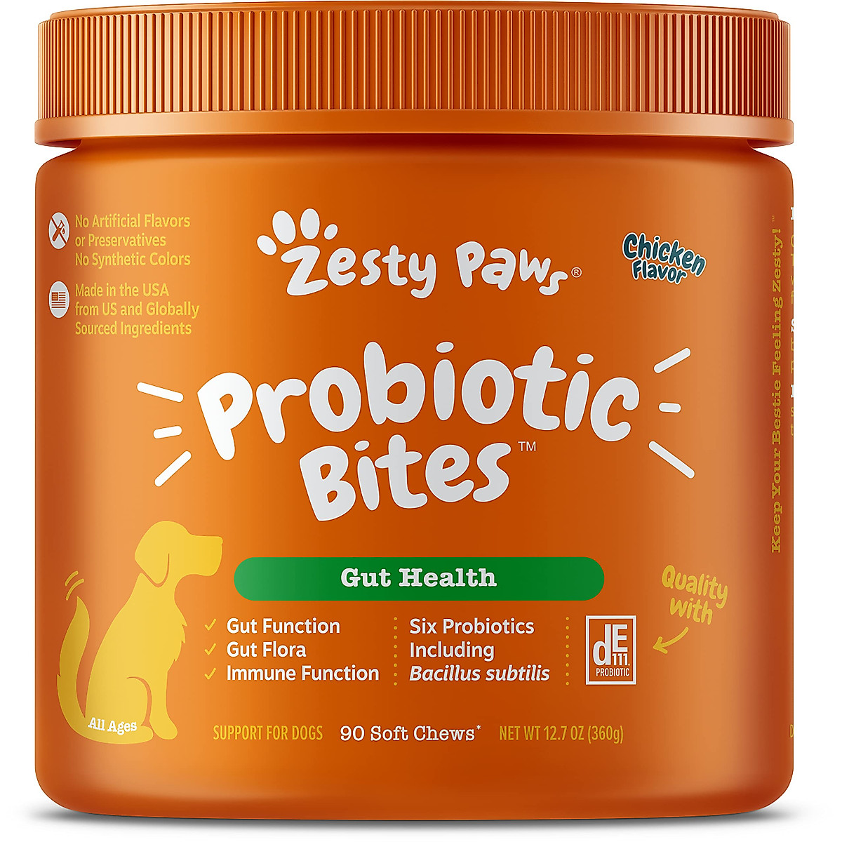 Probiotics for Dogs - Probiotics for Gut Flora, Digestive Health + Scoot Away Soft Chews for Dogs - with Bromelain