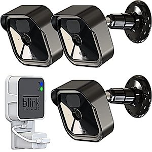 All-New Blink Outdoor Camera Mount, 3 Pack Protective Cover and 360° Adjustable Mounting Bracket with Blink Sync Module 2 Mount for Blink Outdoor Camera Security System (Blink Camera Not Include)