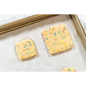 Bakerpan Stainless Steel Square Cookie Cutter Set, Square Biscuit Cutters for Baking (2 Inch & 3 Inch)