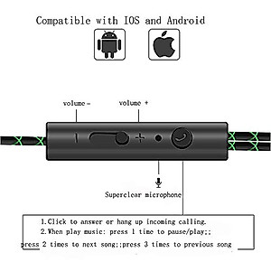 C-YOUNG Clip On Earphones，Over Ear Running Stereophone Headphones for Workout Exercise Gym Compatible for iPhone, Android Mobile Phone, with Microphone and Call Controller Stereo Earphones (Pink)